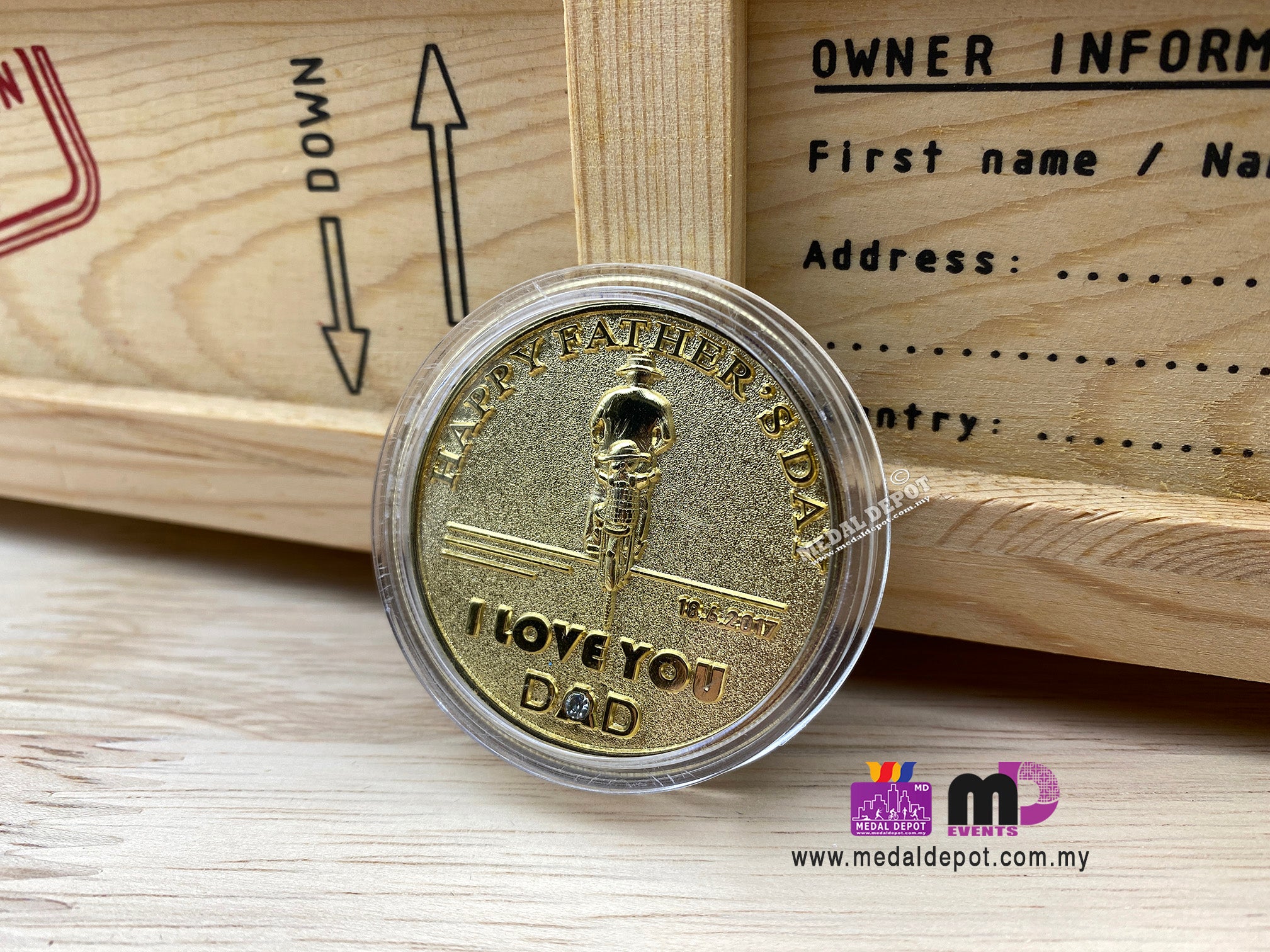 Happy Father's Day Coin – Medal Depot